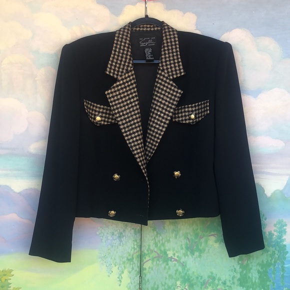 Suzelle | Jackets & Coats | 96s Suzelle Vintage Designer Cropped Coat ...